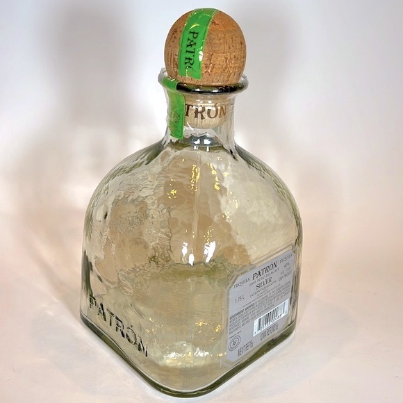 Patron | Dining | Patron Bottle W Cork Large Size 75 L Silver Patron ...